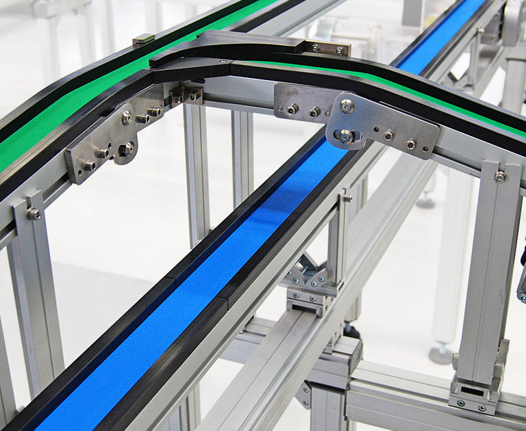 Angled Incline Conveyor for Height Differences | Montech