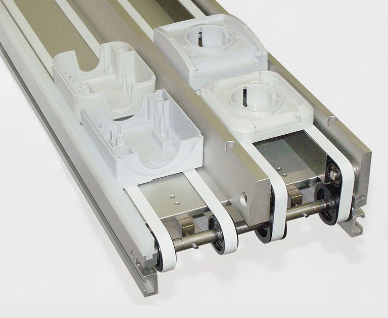 Double-Belt Conveyor for Complex Assembly Transport